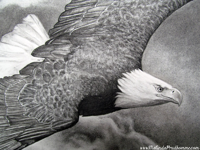 Malinda Prud'homme: A Mixed Media Artist's Blog: " As The Eagle Soars