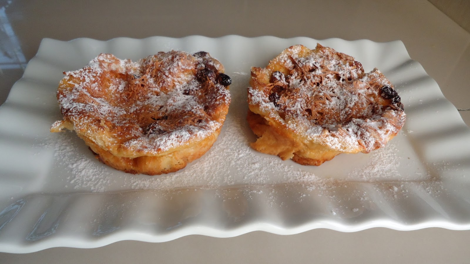 Zara ♥ Baking: PUDING ROTI CHEESE...