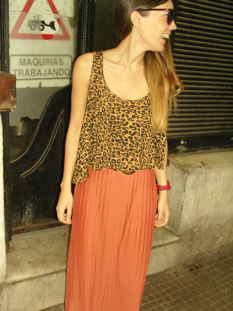 Pinkstyle: Hoy pollera plisada!