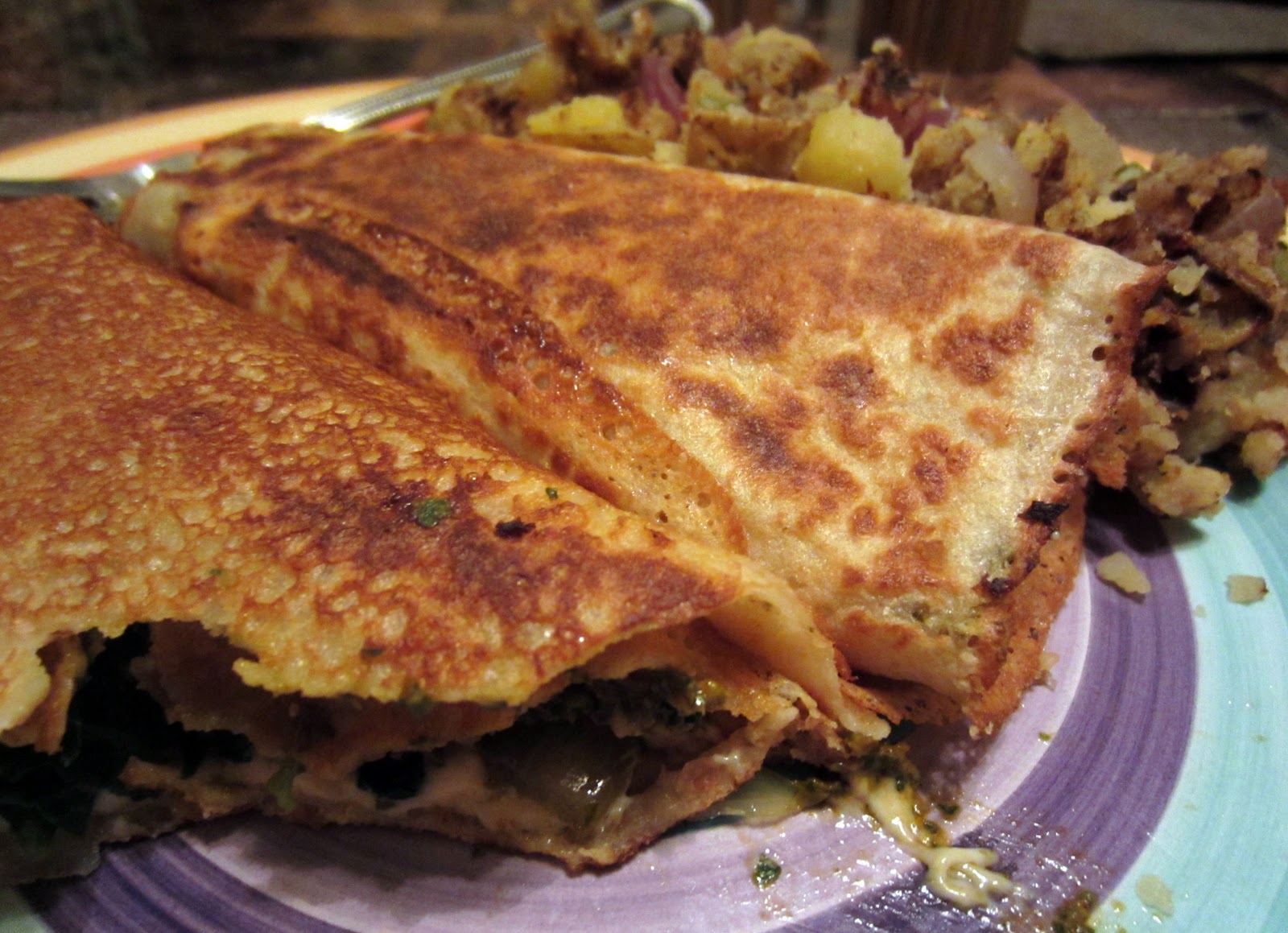 Kale and Cookies: Recreating an old favorite: California Crepes