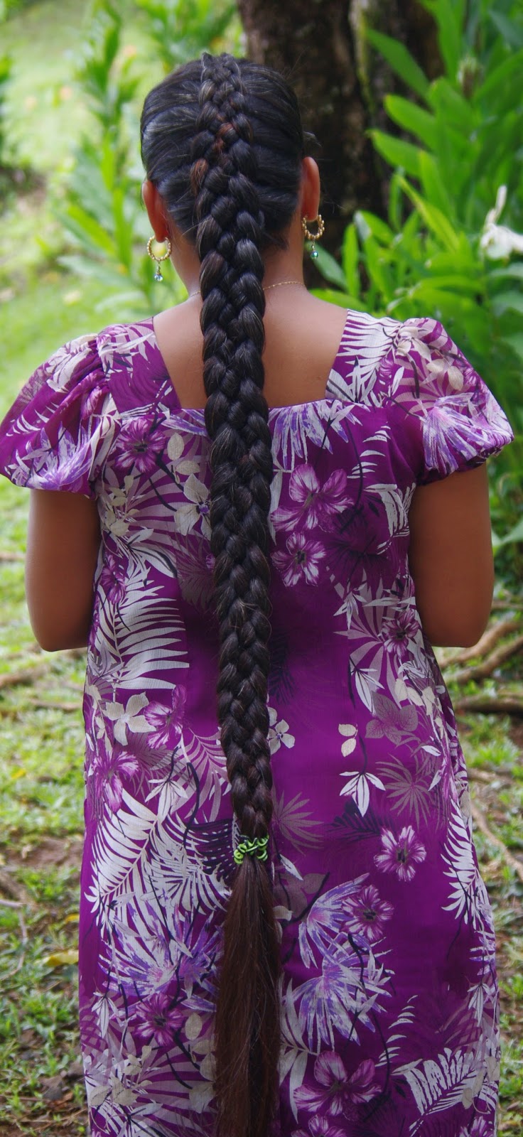 Braids & Hairstyles for Super Long Hair: Micronesian Girl~ Step-by-Step ...