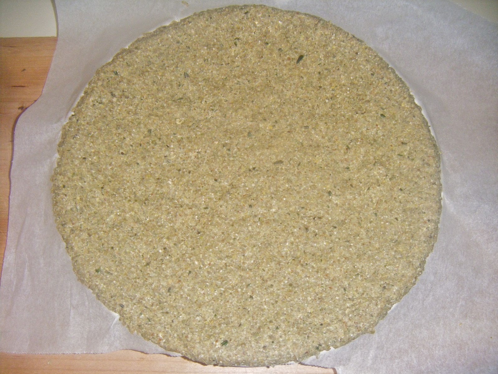 2 gays, 30 days: Raw Rosemary and Sprouted Buckwheat Crust