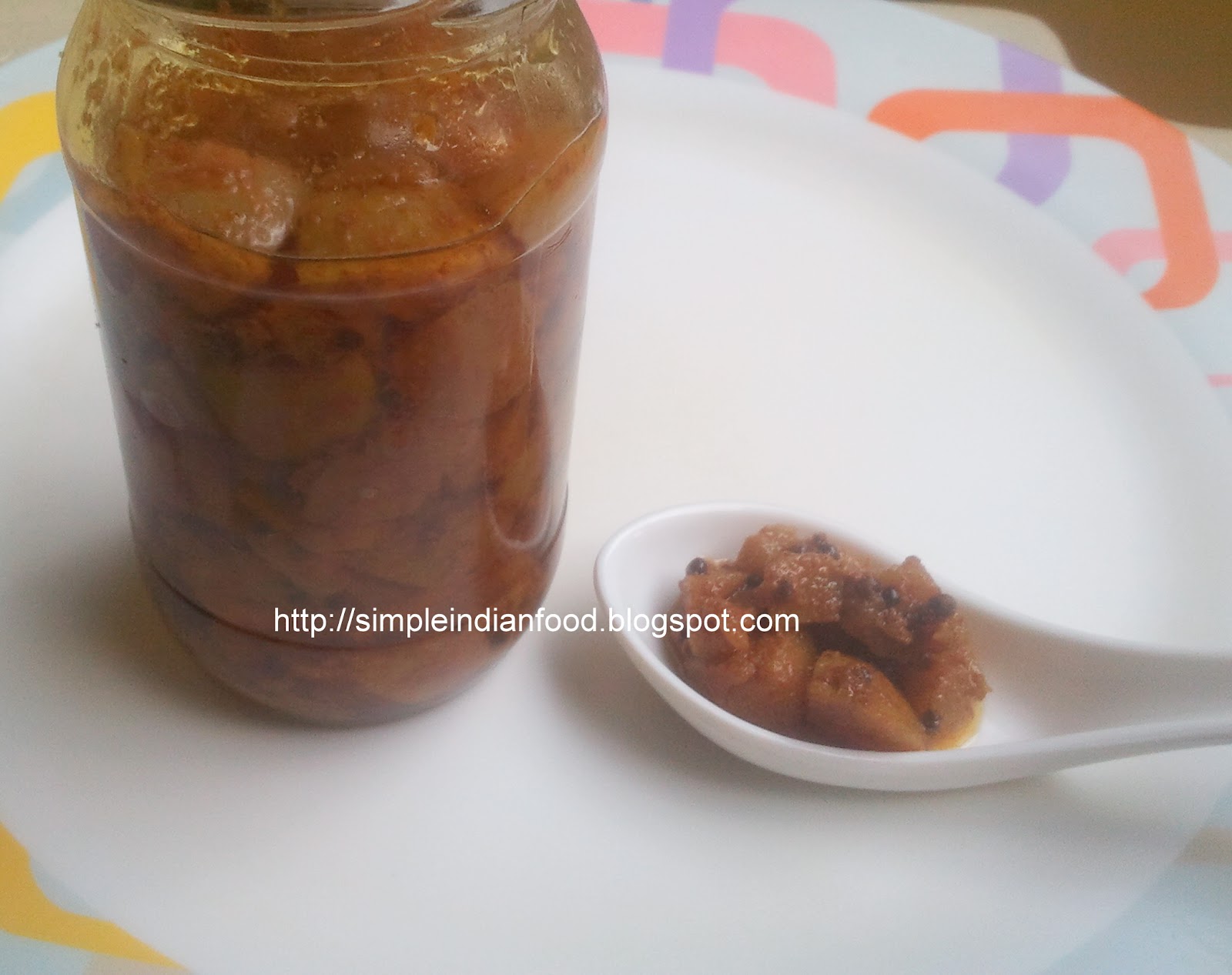 Simple Indian Food- An Easy Cooking Blog: Gooseberry (Amla) instant pickle