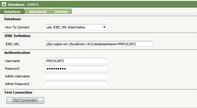 PEGADiary: Create External Database Connection