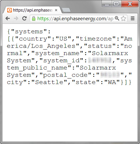 TravelMarx: Working with Your Solar Array Data Using the Enphase API