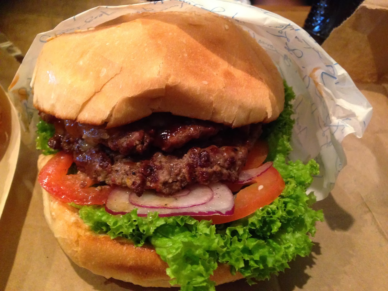 Return to Fergburger (Queenstown), Double Ferg with Cheese - 8.5/10