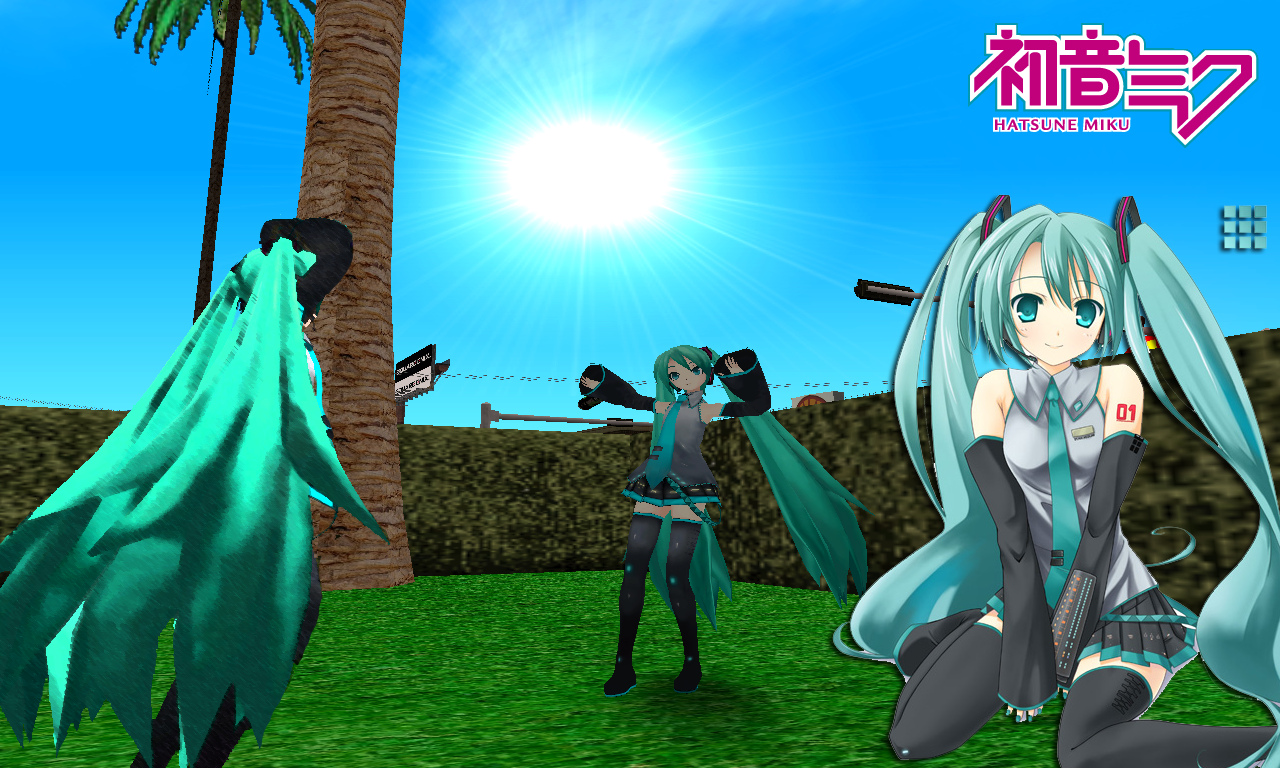 ENCYCLO'S GTA SA ANIME MODS: HATSUNE MIKU FROM PROJECT DIVA 2