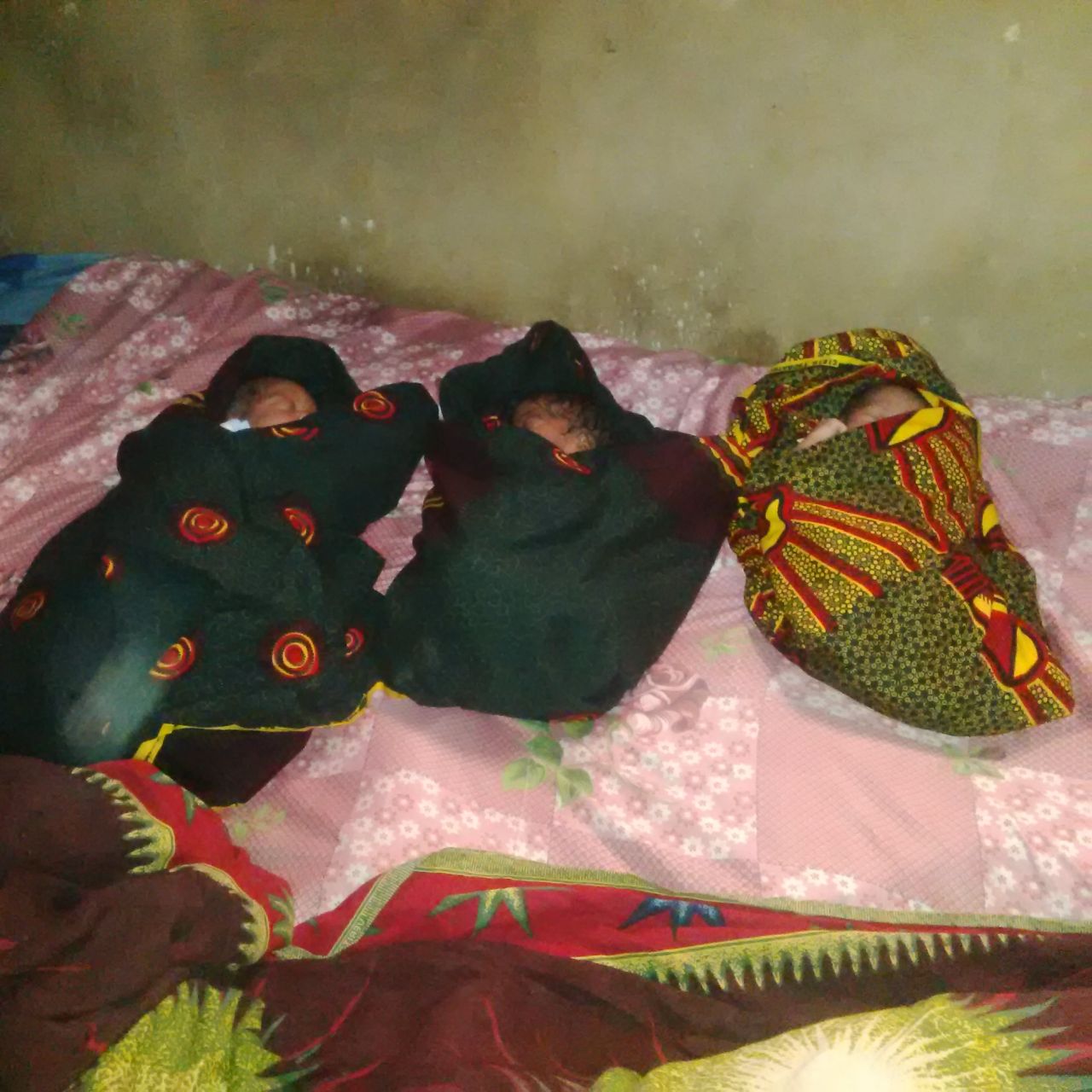 Woman delivers triplets at home in Urum Community amidst confusion ...