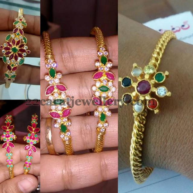 More Designs of 5 to 6grams Bangles - Jewellery Designs