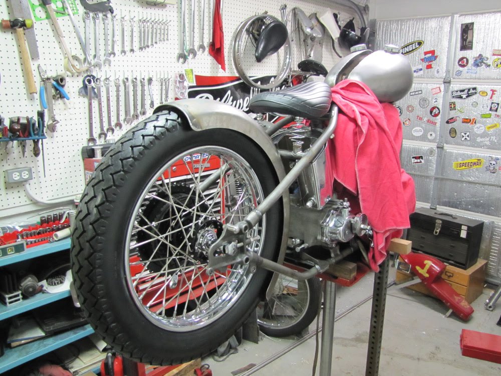 Lowbrow Customs Blog-O-Rama: Lowbrow Panhead: Fender & Solo Seat Mounted