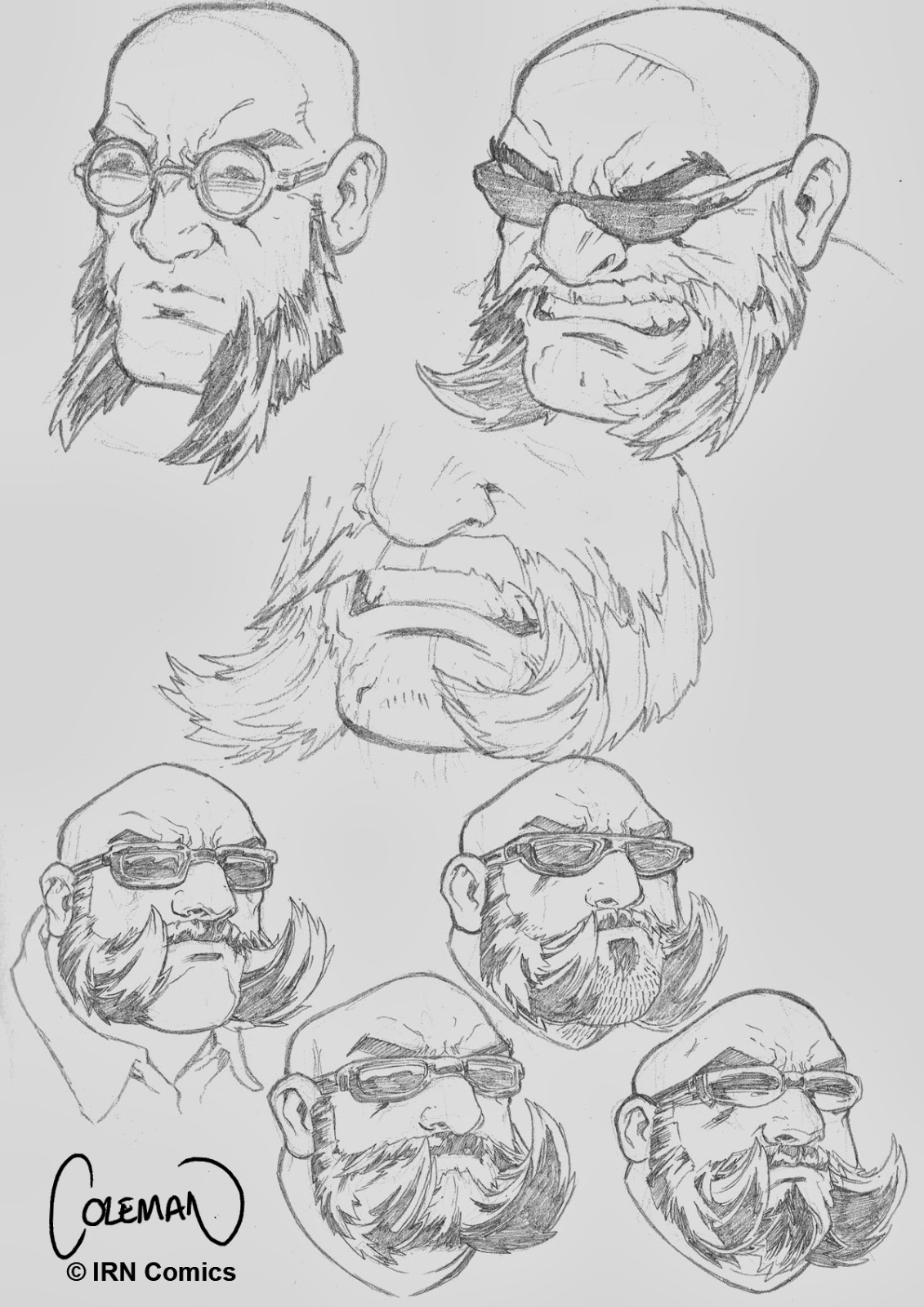 Swingin' The Lead: Web Comic Concept Art - First Character Design Revealed