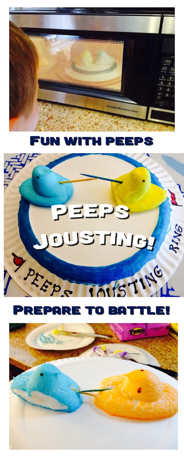 Fun with Peeps: Peeps Jousting! | The Jersey Momma