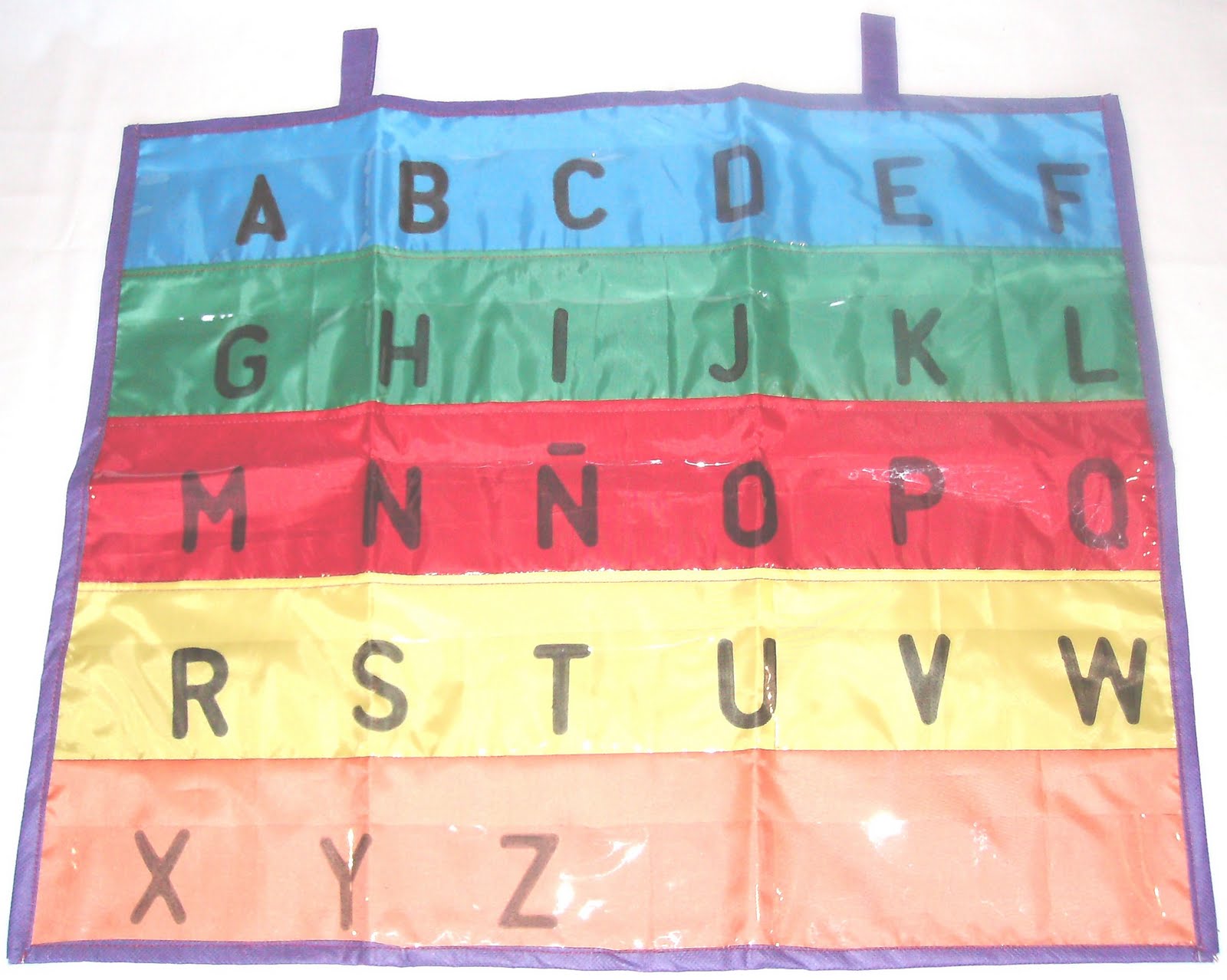 Material Didáctico: Bolsillero de abecedario