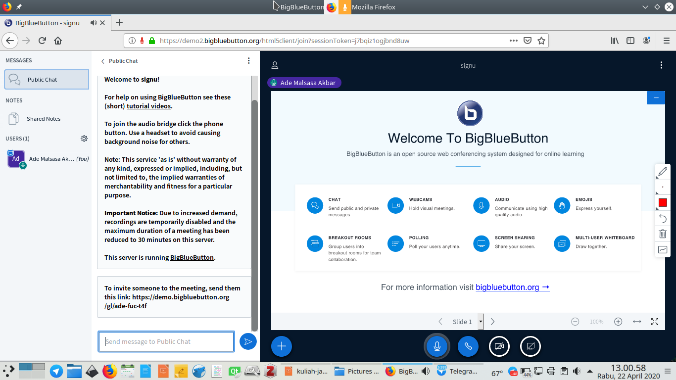 [Stay at Home] Step By Step to use BigBlueButton School-Oriented Video Conference