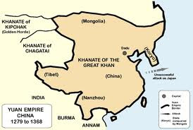 Melissa's Yuan Dynasty Blog: Map of the Yuan Dynasty