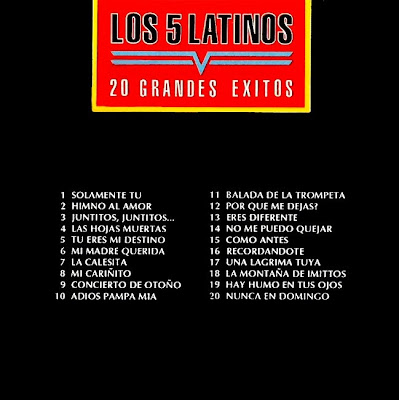LOS 5 LATINOS " 20 GRANDES EXITOS " | ¿ Recuerdas Cuando