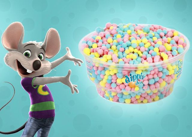 Chuck E. Cheese's Adds Dippin' Dots to Menu