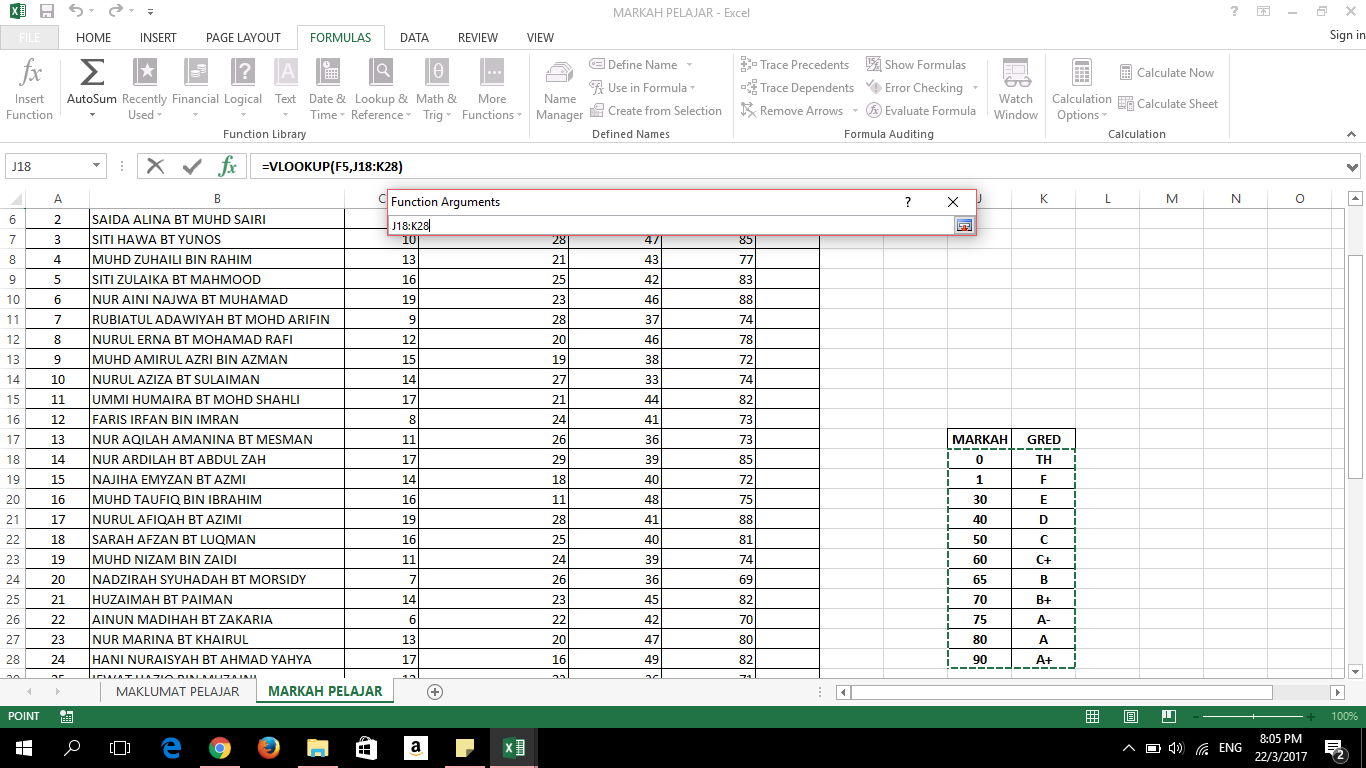 Pengurusan Pelbagai Budaya: TUGASAN 3 - EXCEL
