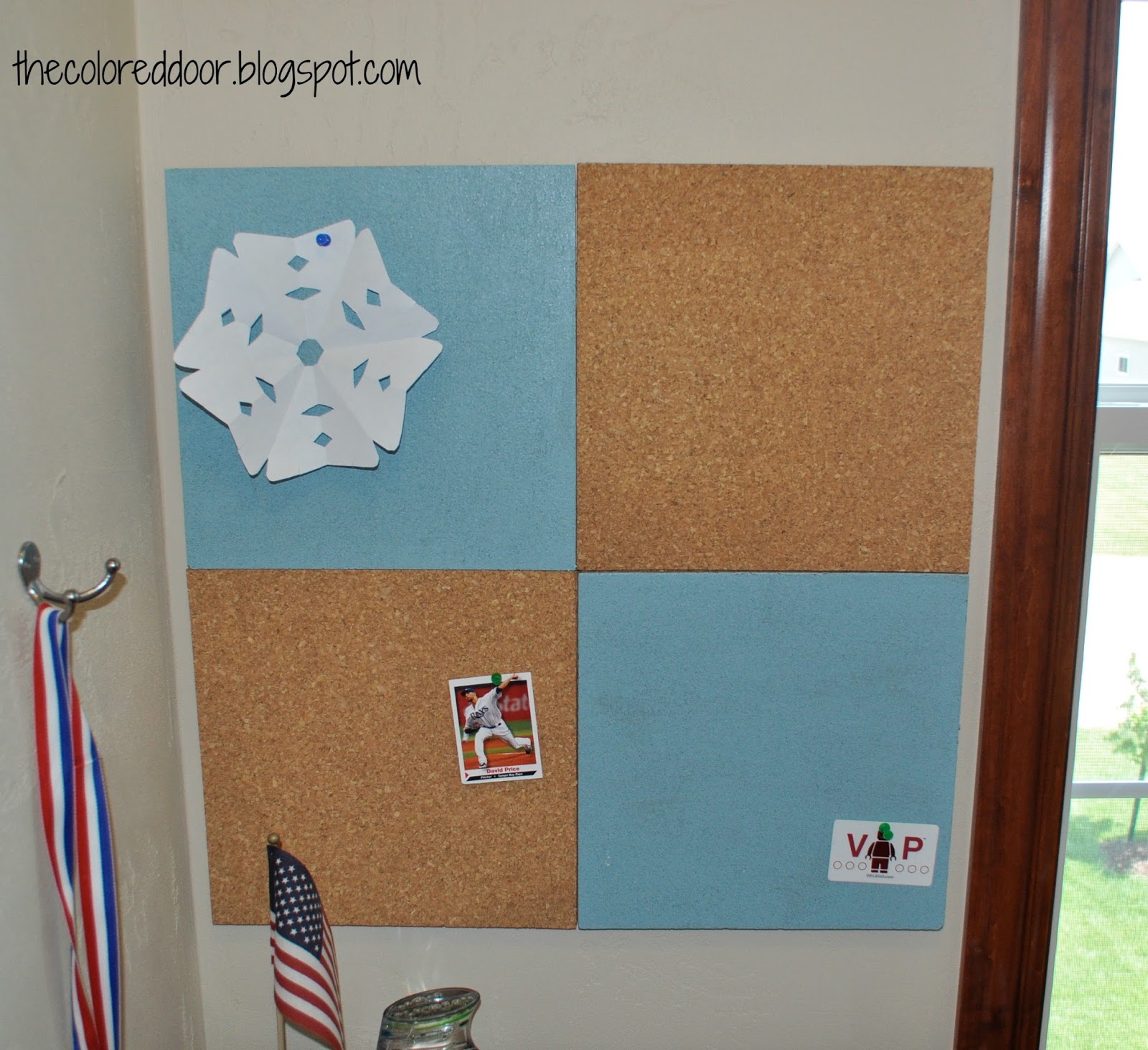 the colored door: Cork Board