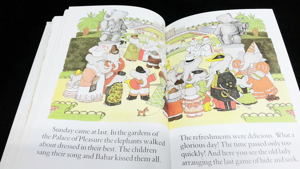 Kid Books Blog: 683.Babar the King / Babar at home