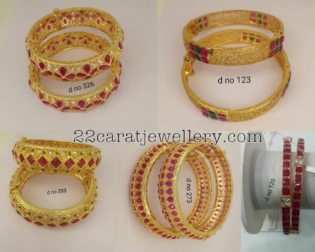 Bangles Available in All Sizes - Jewellery Designs