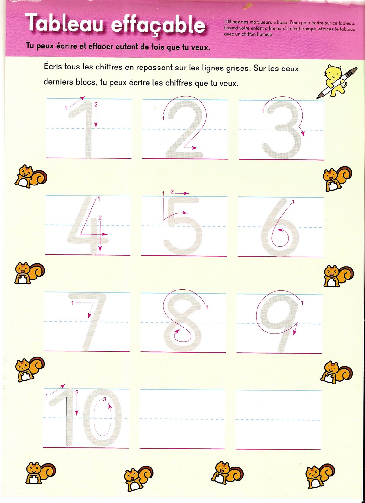 Livret je compte de 1 à 10 | On fait l'école à la maison