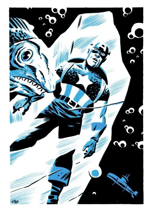 The Dork Review: Rob's Room: More Michael Cho Artwork