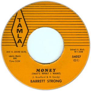 2 or 3 lines (and so much more): Barrett Strong – "Money (That's What I ...
