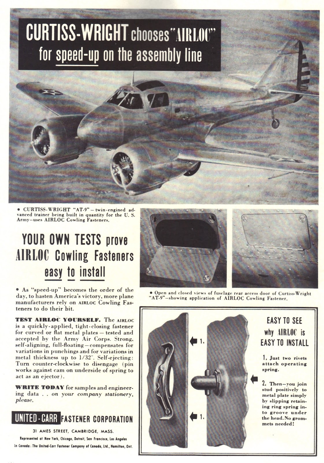 Progress is fine, but it's gone on for too long.: Airloc fasteners