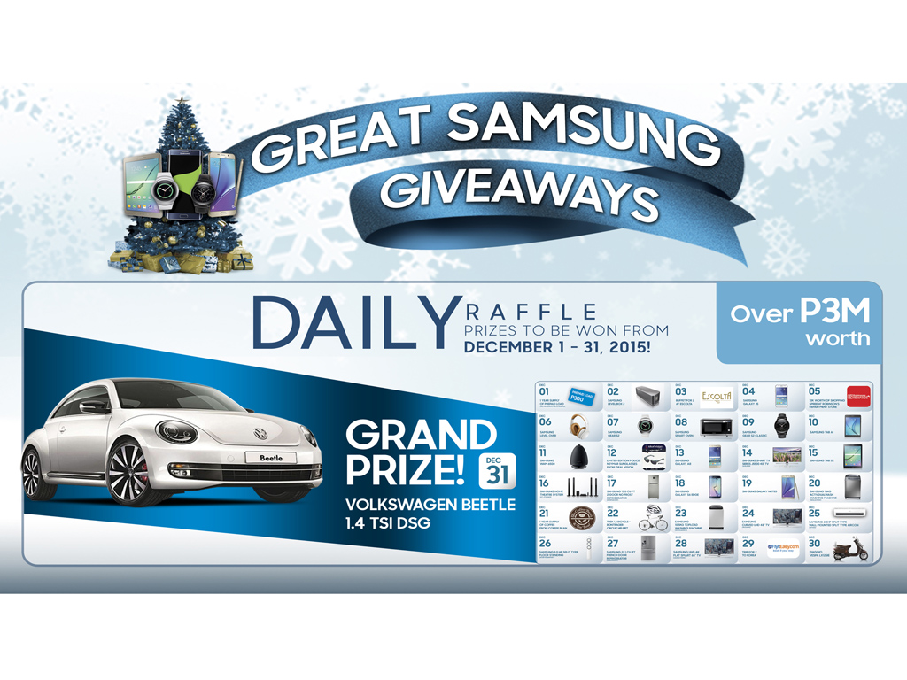 Spreading joy with the Great Samsung Giveaway, Over 3 Million in Total ...