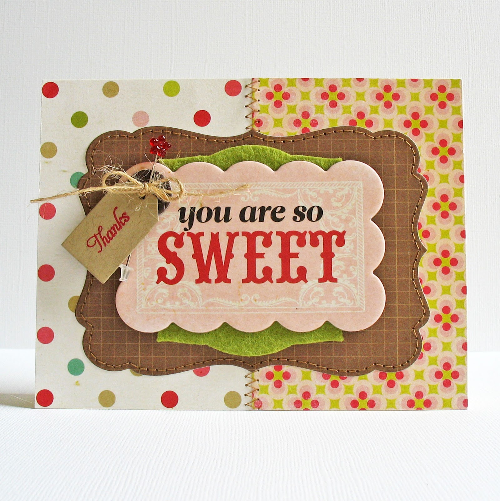 Card-Blanc by Kathy Martin: You Are So Sweet