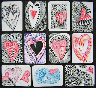 Zentangle: Happy Valentine's Day