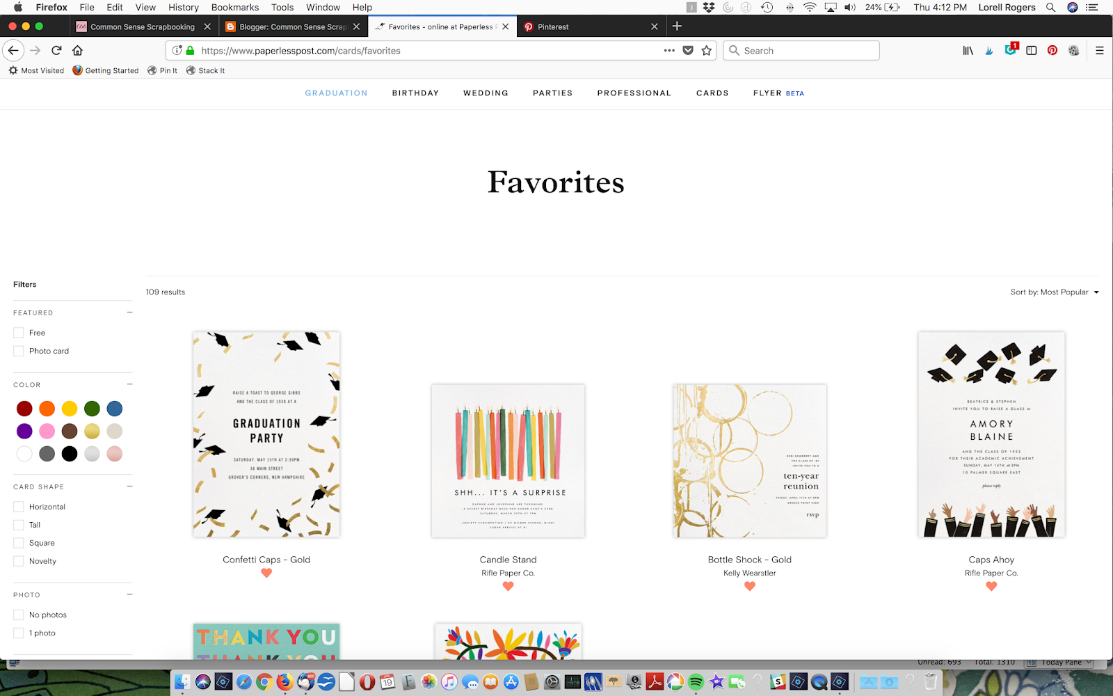 The Paperless Post: E-card Service (Review and Demo) - Common Sense ...