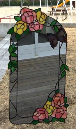 Aprende la técnica de falso vitral sobre espejo y haz hermosas ...