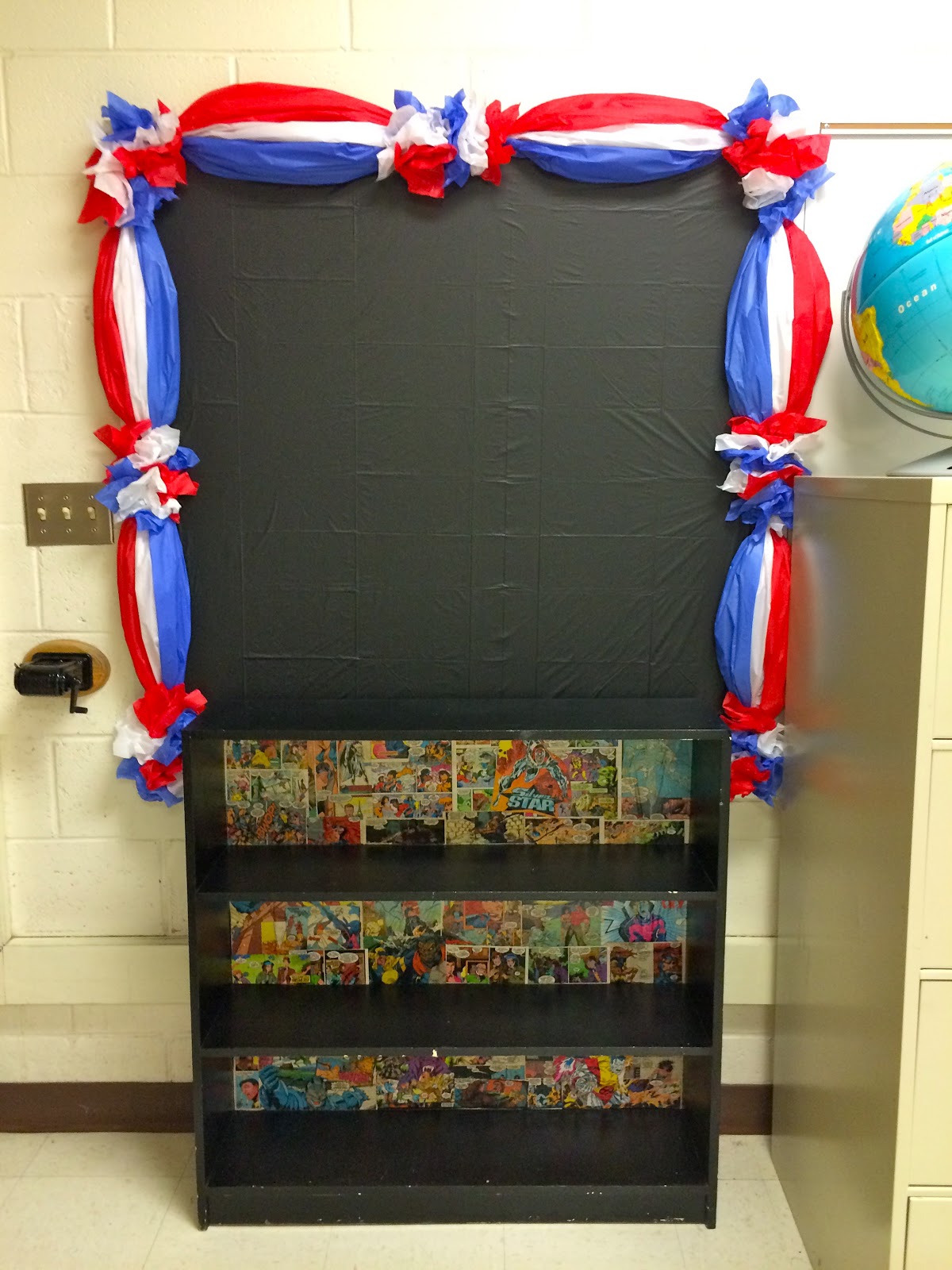 the ART of learning: DIY//Tissue Paper Border