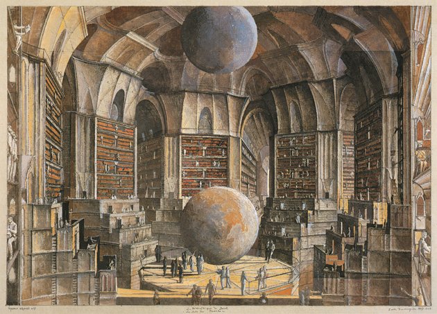 Jaquemate: DIA DEL LIBRO - La Biblioteca de Babel Jorge Luis Borges