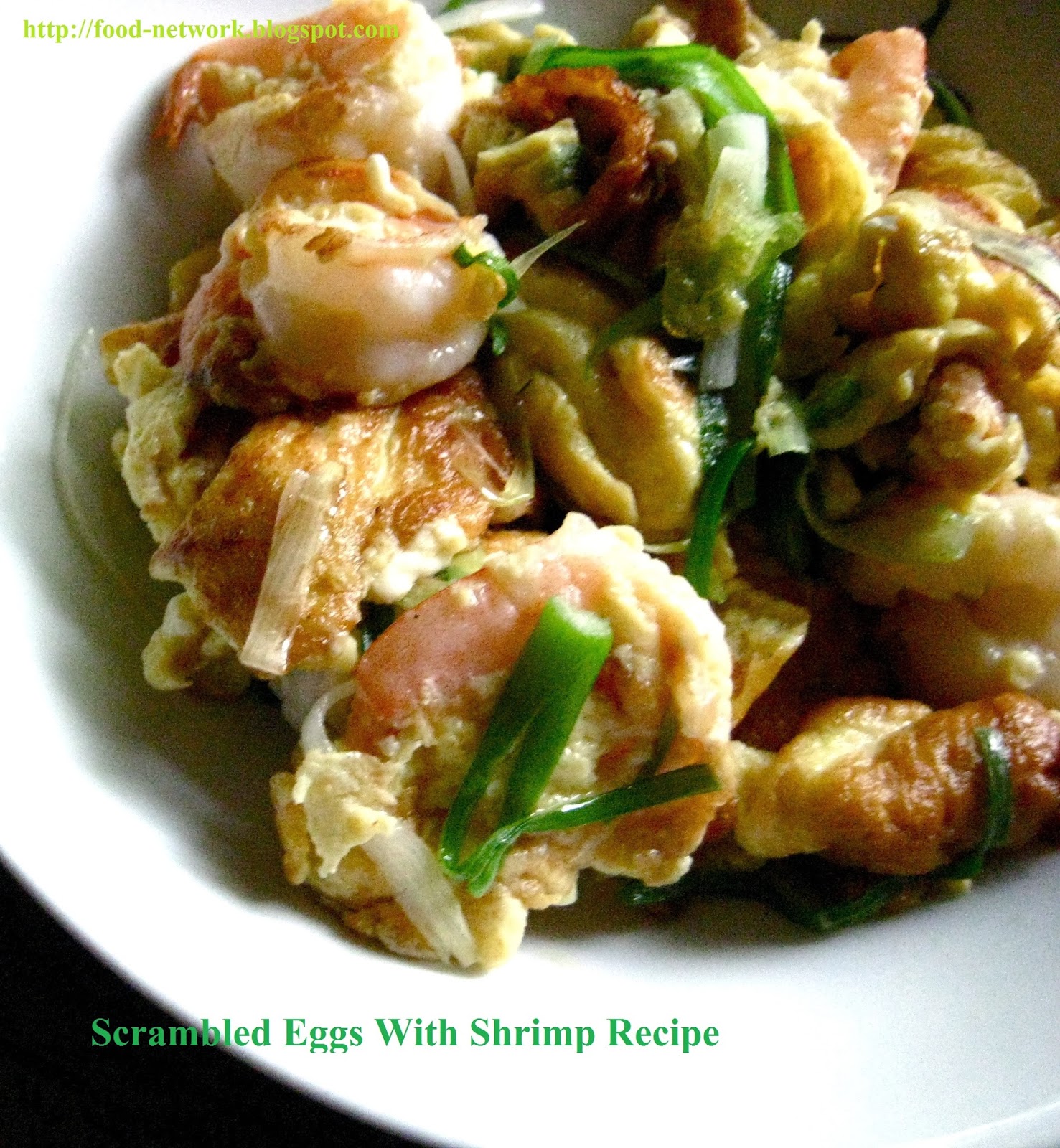 Food Network: Scrambled Eggs With Shrimp Recipe