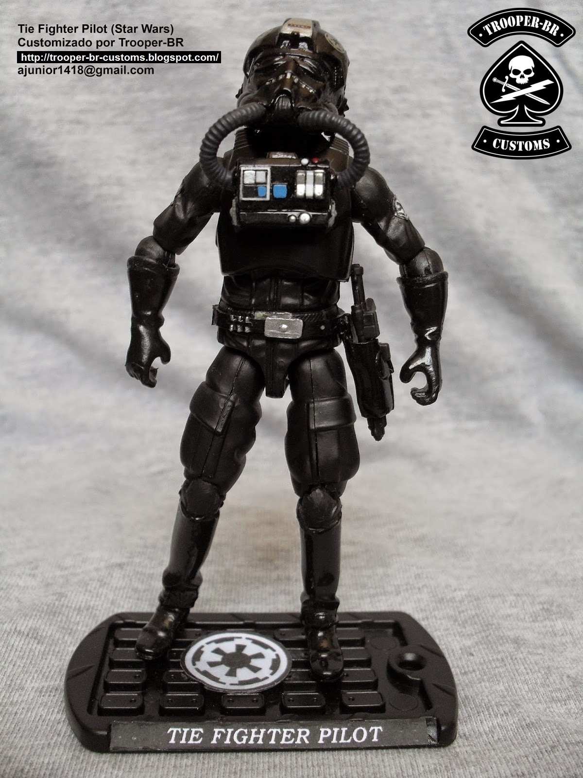 Gi joe Custom Action Figures: Tie Fighter Pilot - Star Wars