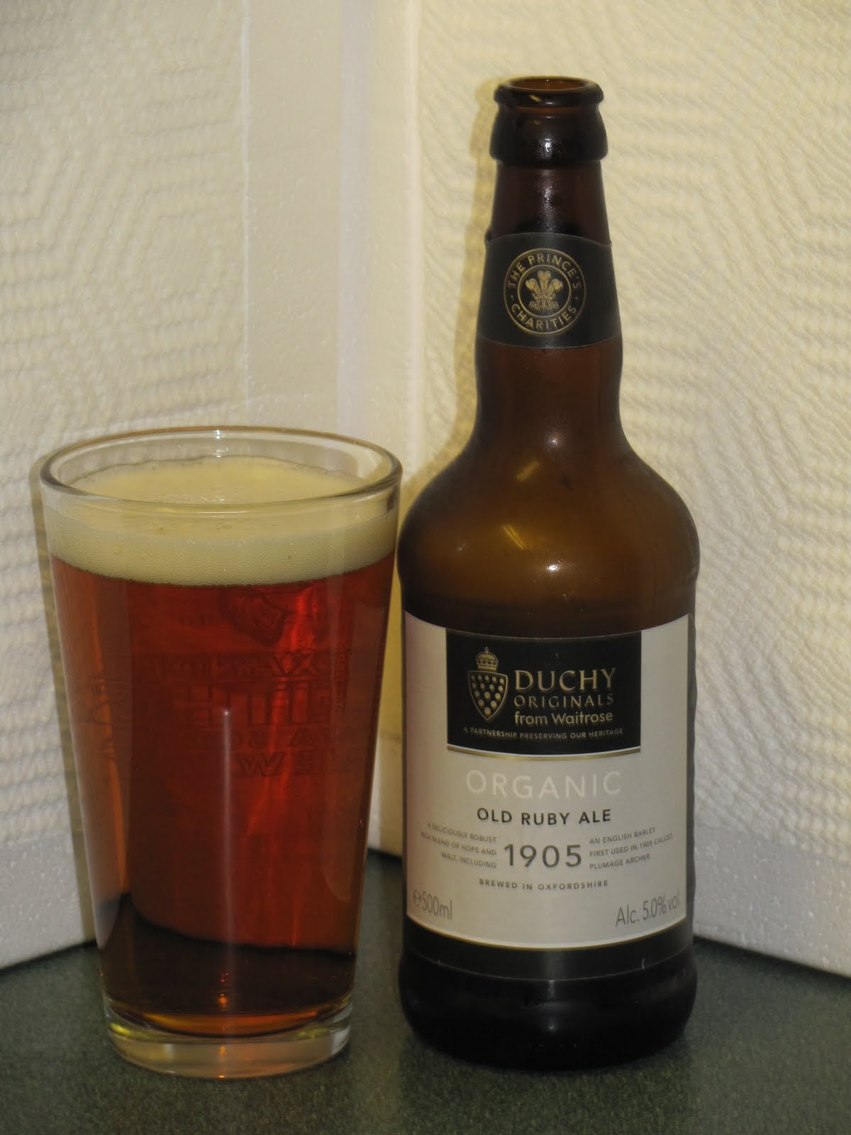 The World of Gord: Beer of the Week - Duchy Old Ruby Ale 1905