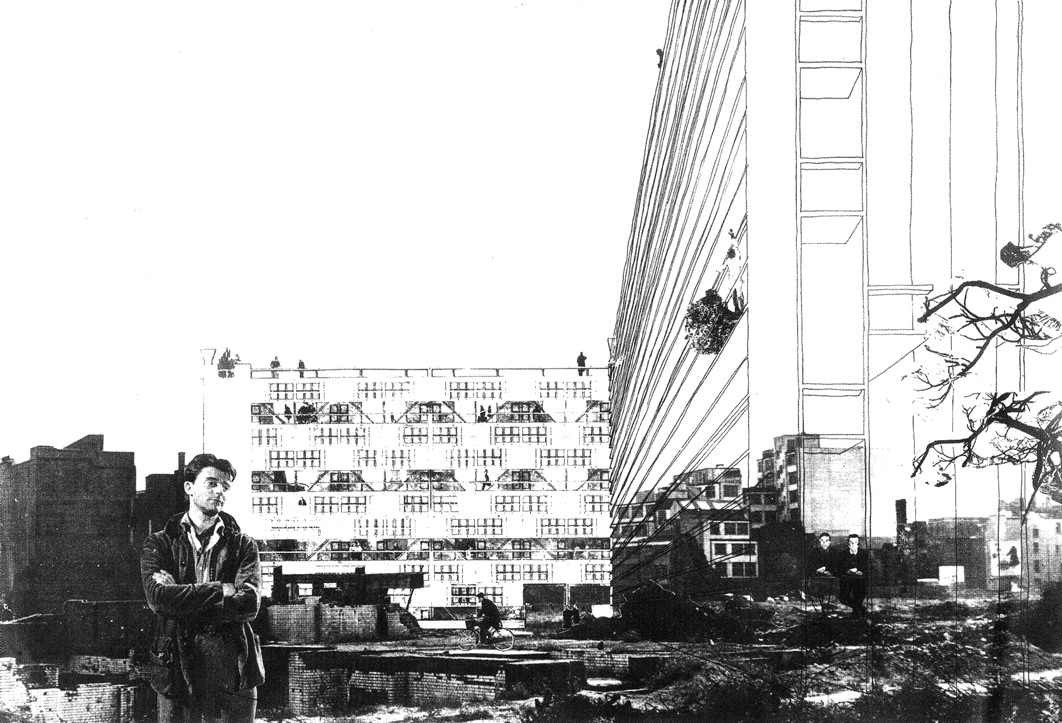 Golden Lane Housing, 1952, Londres. Alison y Peter Smithson