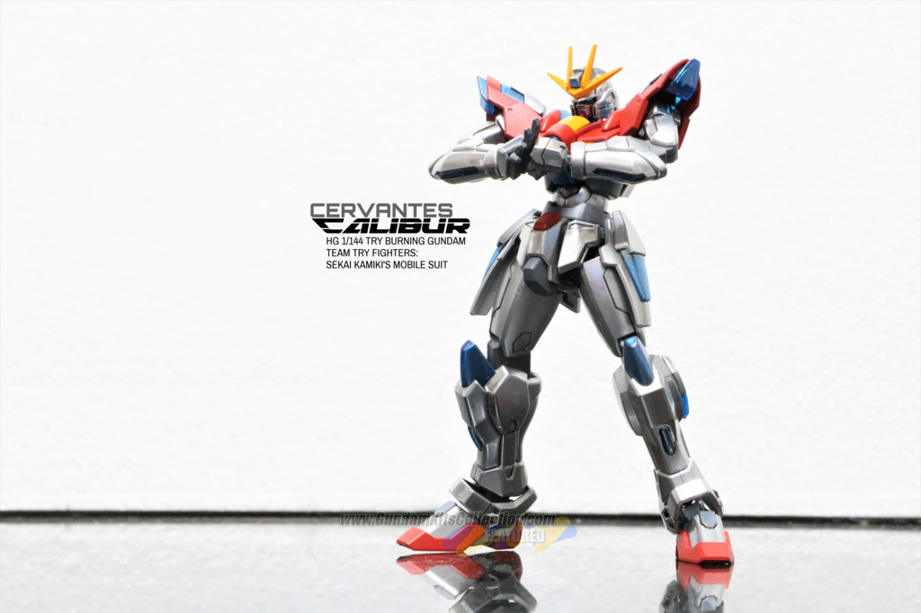 Painted Build: HGBF 1/144 Try Burning Gundam