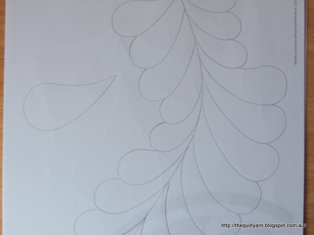 The Quilt Yarn: FMQ Wednesday: Infinite Feather Template