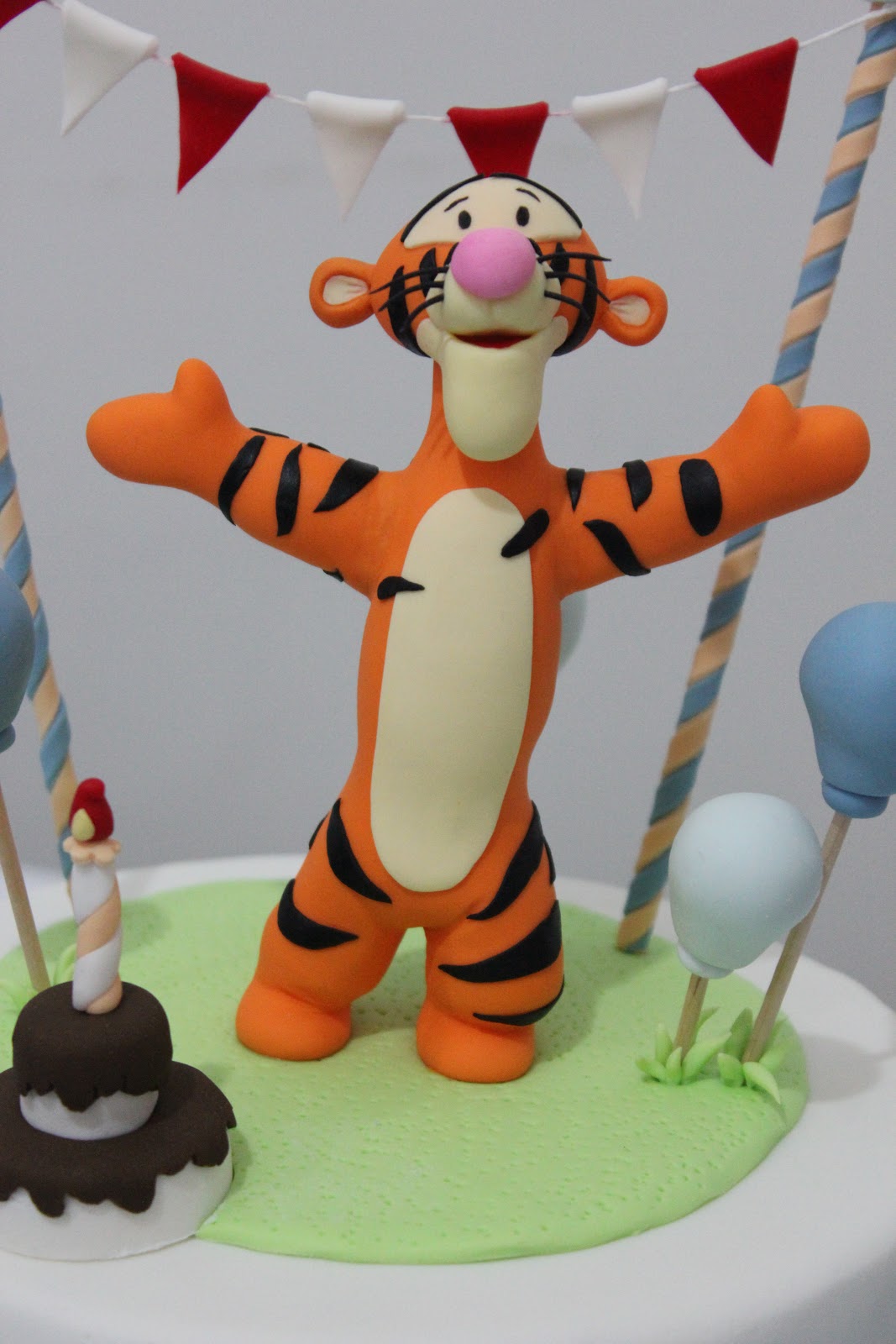 Tres de Azúcar: Tarta Fondant Tigger