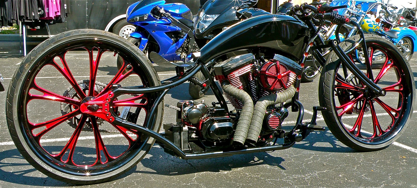 Native Kulture: COOL CUSTOM BOARD TRACKER STYLE @ DAYTONA BIKE WEEK 2013