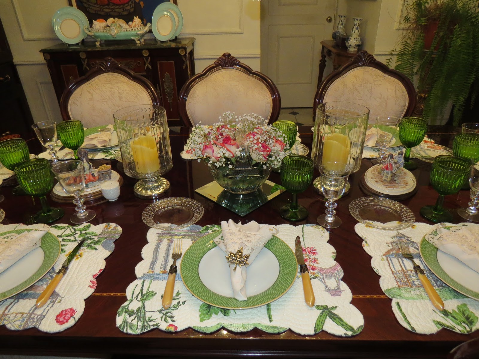 FABBY'S LIVING: My Birthday Luncheon Table.
