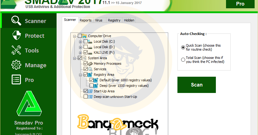 Free Download SmadAV 2017 11.1 + Key | bangameck BLOG!