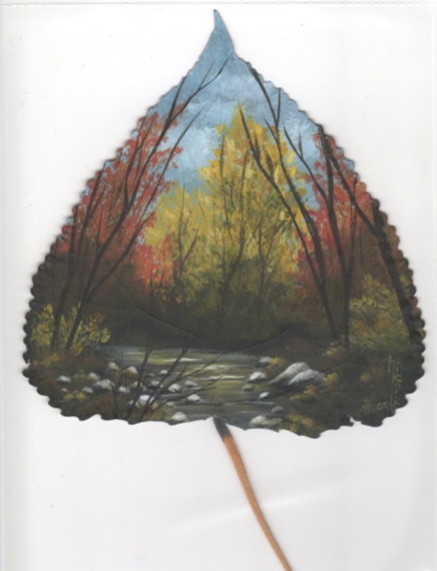 Creative Sanju: Leaf Painting