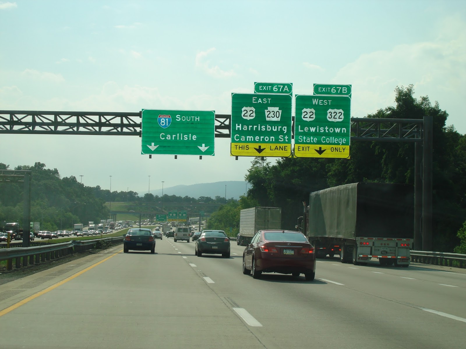 Luke's Signs: Interstate 81 - Harrisburg, Pennsylvania