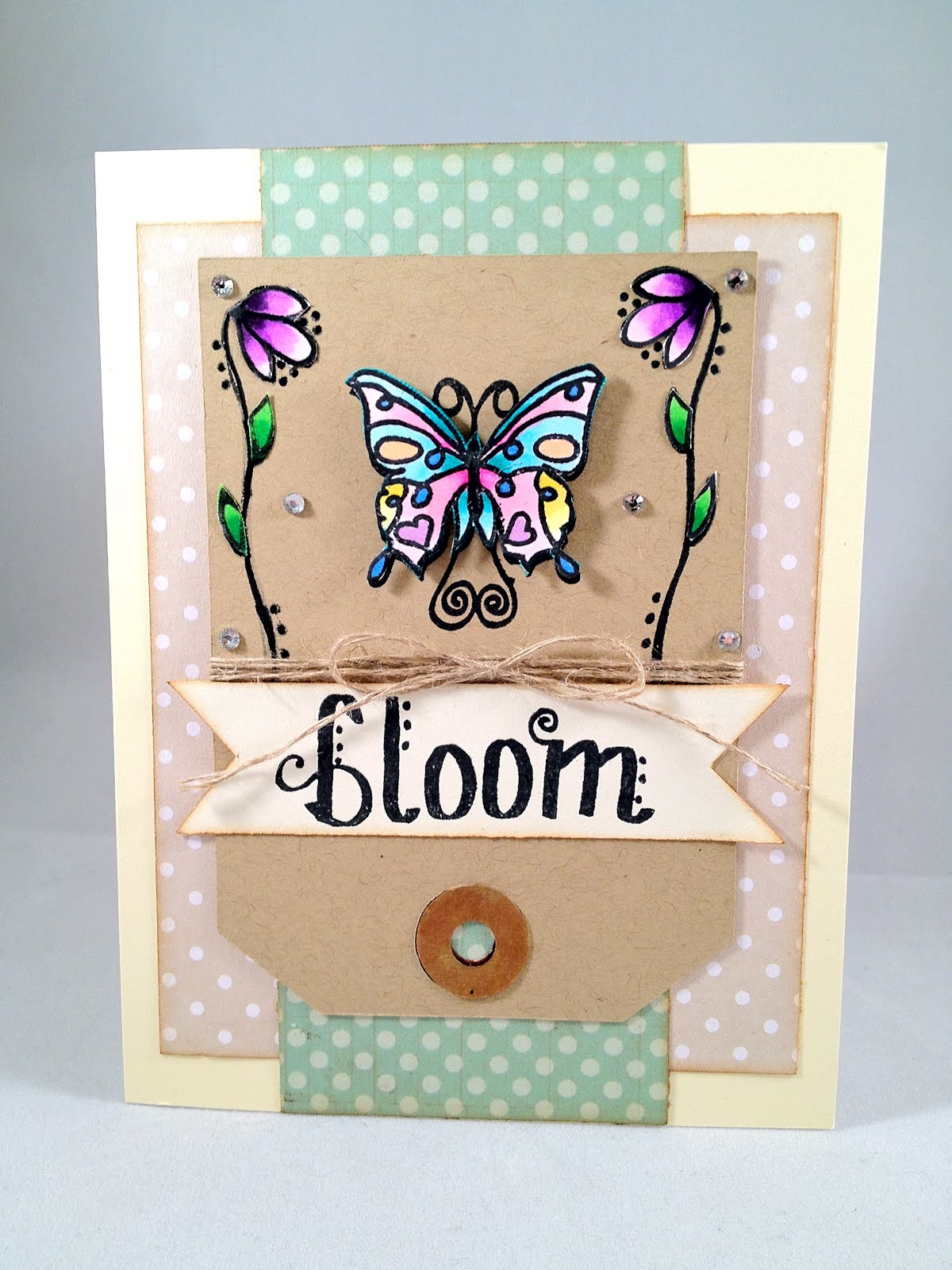 gaby's papery: Inspired Stamps, Bloom!