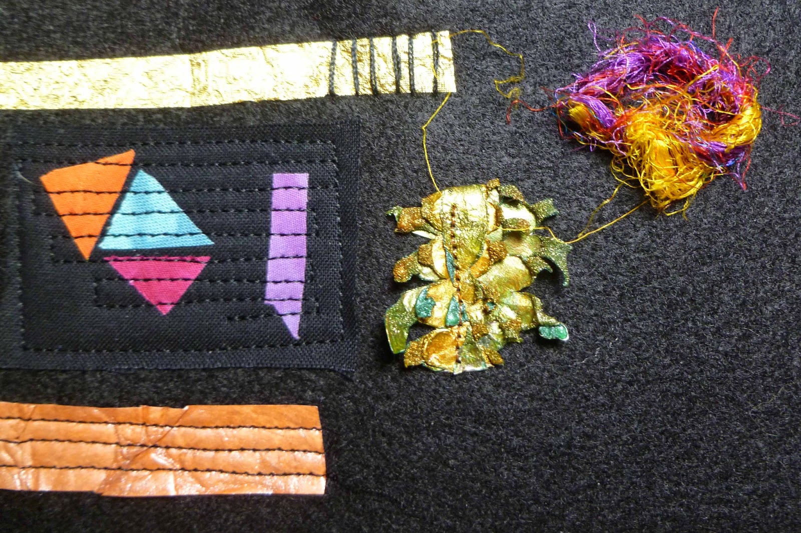 sew sew art: Some experiments